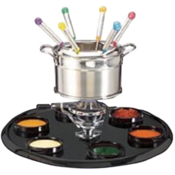 Trudeau | Kitchen | Trudeau Multi 3 In 12 Piece Stainless Steel Fondue ...